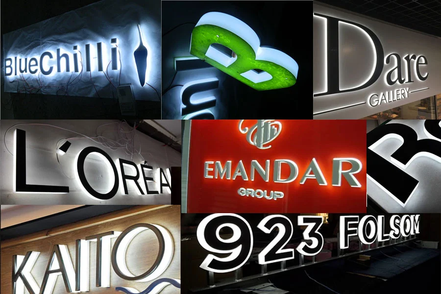 Edge Lit Acrylic Sign - LITASIGN