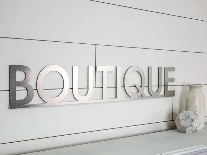 A complete list of commonly used materials for signs/signages - Your ...