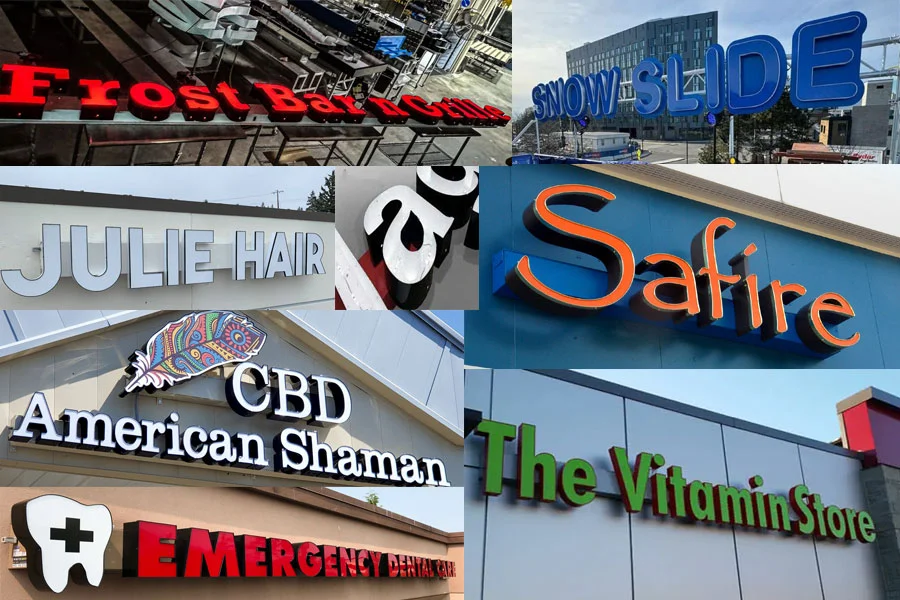 Raceway Mounted Channel Letters - LITASIGN