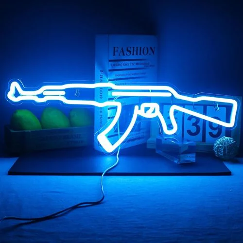 AK 47 Neon Sign - LITA SIGN