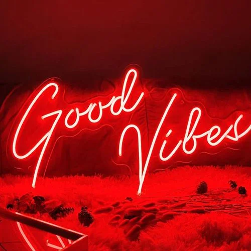 Good Vibes 레드 네온 사인 - LITA SIGN
