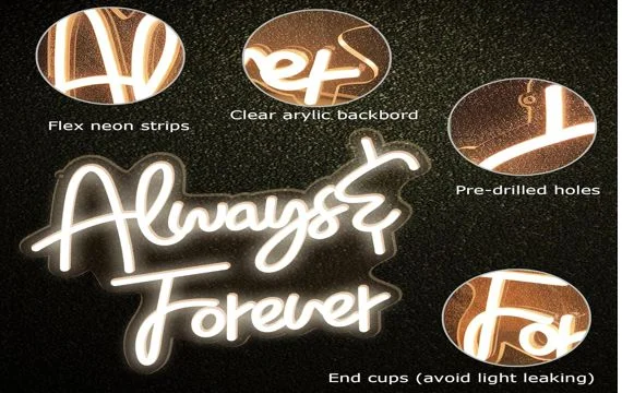Always And Forever Neon Sign - LITA SIGN