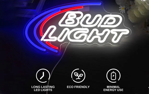 Bud Light Neon Beer Signs - LITA SIGN