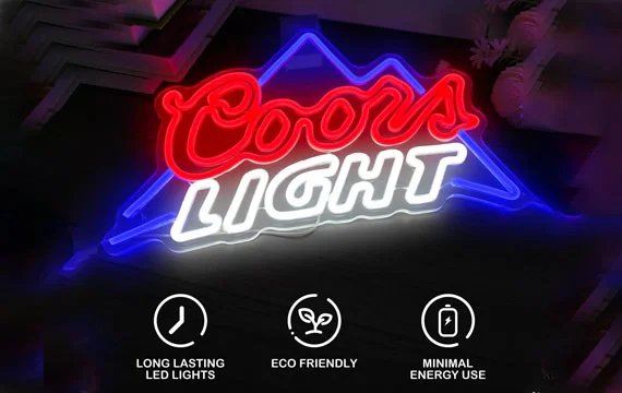 Coors Red Light Neon Sign - LITA SIGN