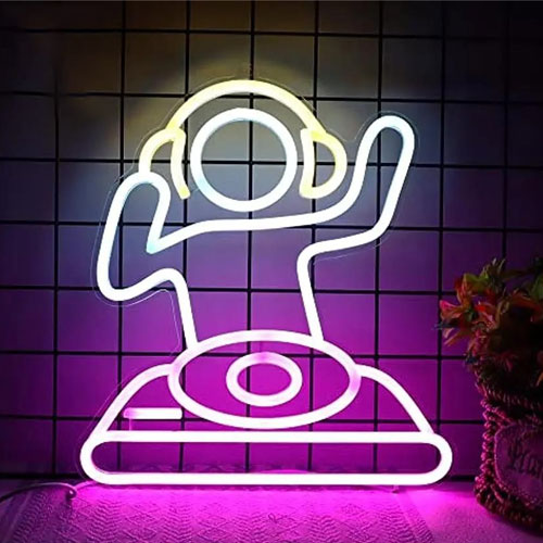 DJ Neon Light - LITA SIGN