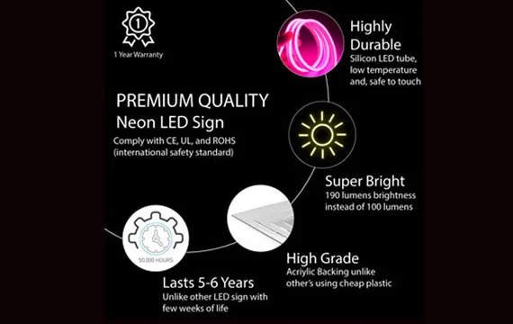 Patron Neon Sign - LITA SIGN