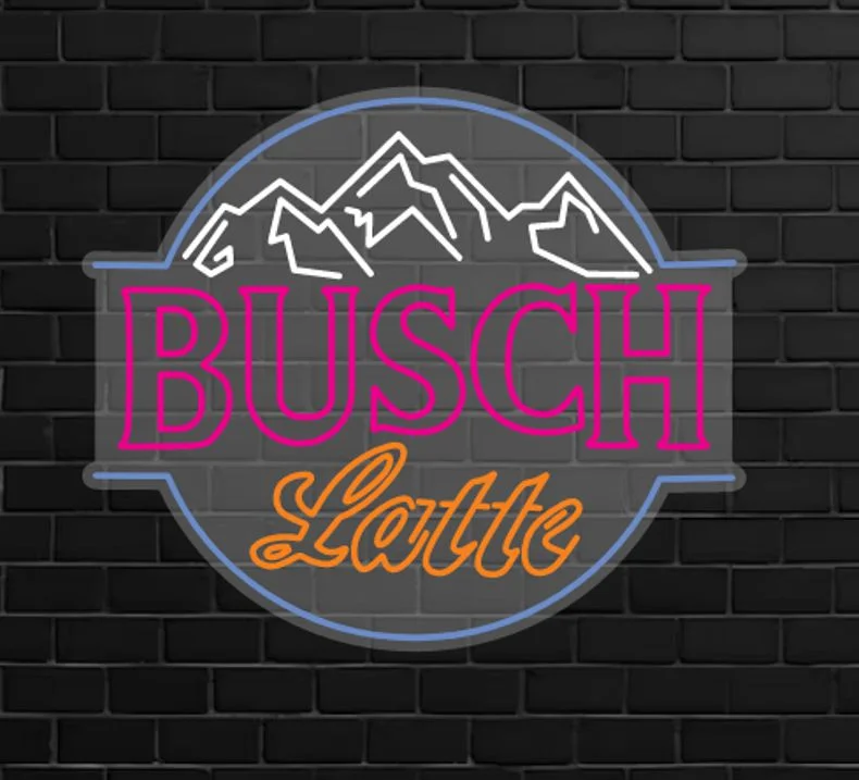 Busch Latte Neon Sign- LITA SIGN