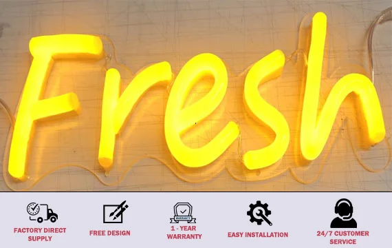 Fresh Neon Sign - LITA SIGN