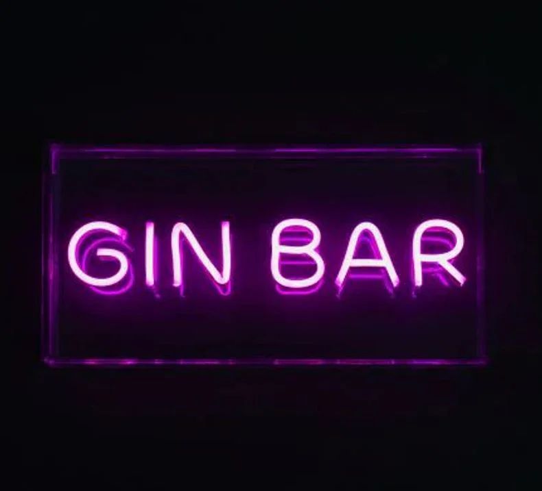 Gin Bar Neon Sign - LITA SIGN