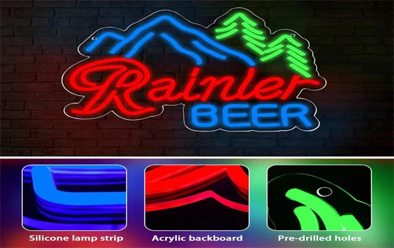 Rainier Beer Neon Sign - LITA SIGN
