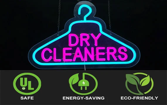Dry Cleaning Neon Sign - LITA SIGN