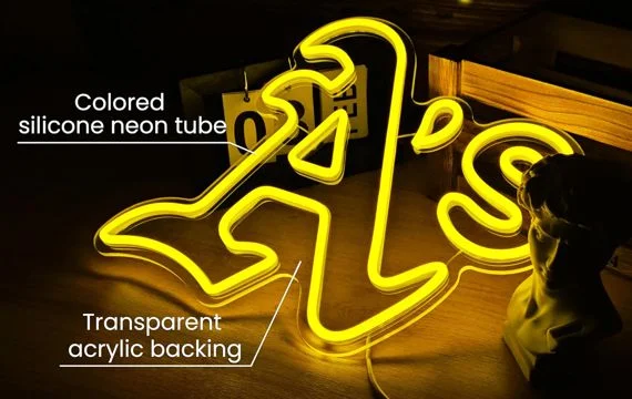 Oakland A's Neon Sign - LITA SIGN
