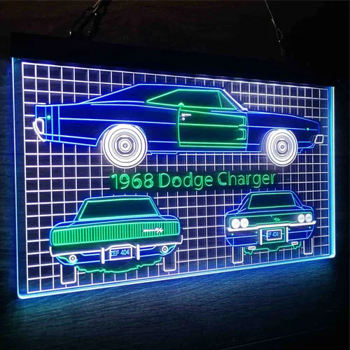 Dodge Charger Neon Sign - LITA SIGN