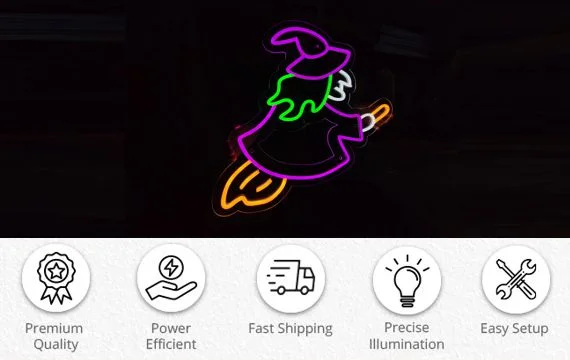 Witch Neon Light - LITA SIGN