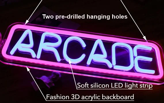 Arcade Neon Sign - LITA SIGN
