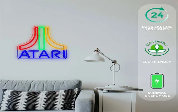 Atari Neon Sign - LITA SIGN