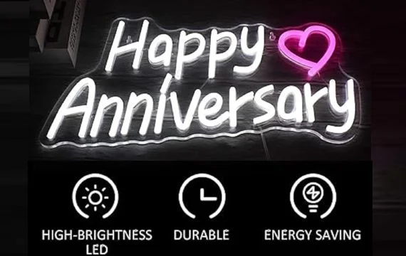 Happy Anniversary Neon - LITA SIGN