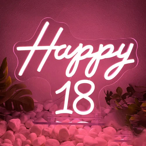 18th Birthday Neon Sign - LITA SIGN