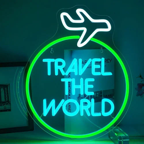 Travel Neon Sign - LITASIGN
