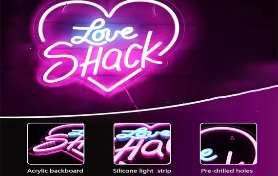 러브 쉑 네온 사인 - LITA SIGN