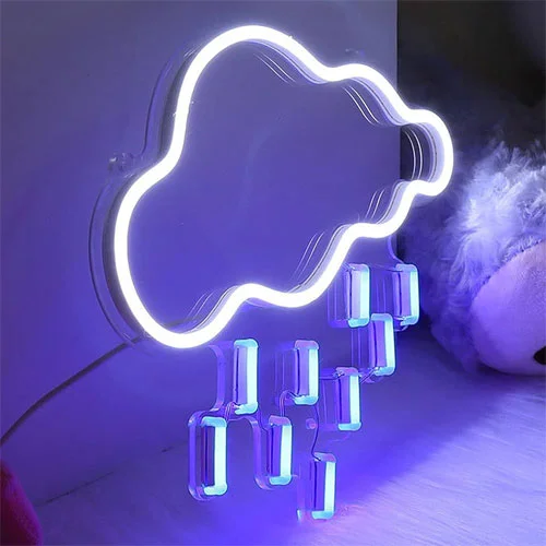 Rain Cloud Neon Sign - LITA SIGN