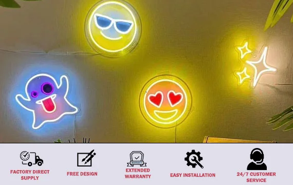 Emoji Neon Sign - LITASIGN