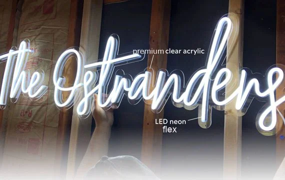 Last Name Light Up Sign - LITA SIGN