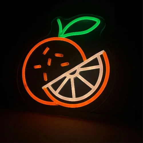 Orange Fruit Neon Sign - LITA SIGN