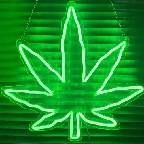 Weed Leaf Neon Sign - LITA SIGN