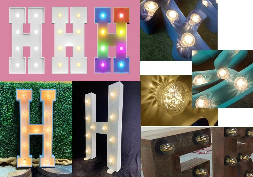 Marquee Letter H - LITASIGN