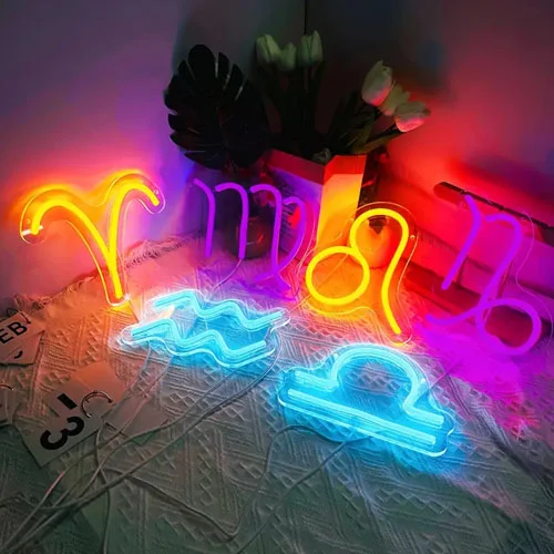 Signos del zodiaco de neón - LITA SIGN