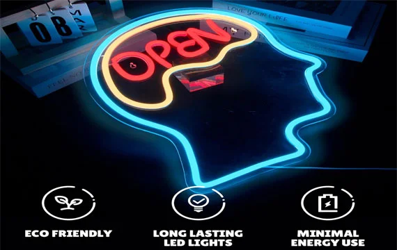 Open Mind Neon Sign - LITA SIGN