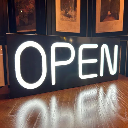 사업장용 옥외 LED 오픈 사인 - LITA SIGN