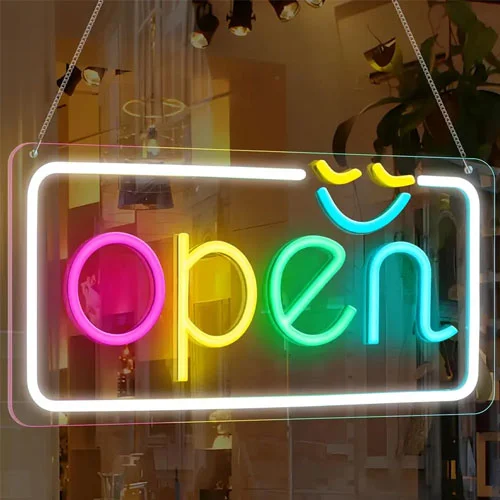 Outdoor Neon Open Sign - LITA SIGN