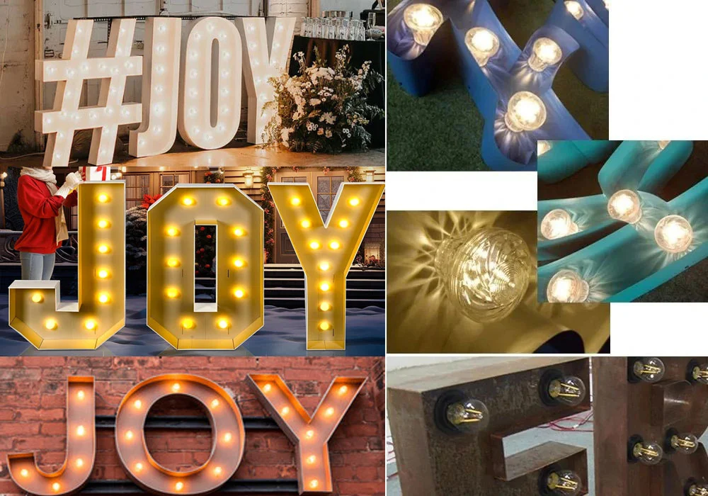 Joy Marquee Sign - LITASIGN