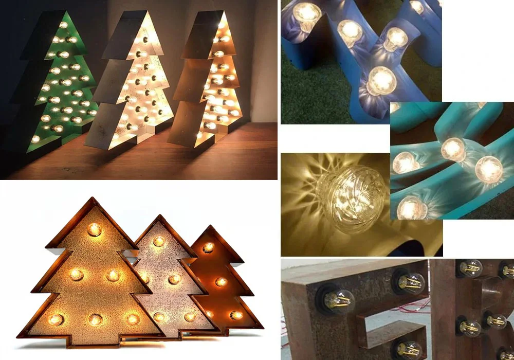 Christmas Tree Marquee Light - LITASIGN