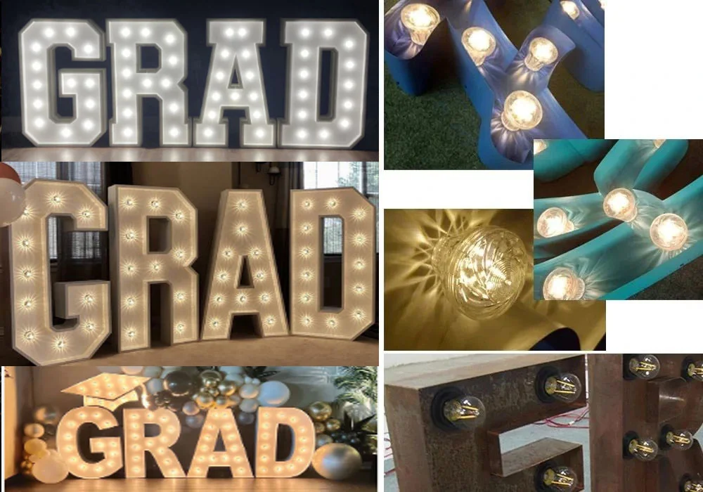 Grad Marquee Letters - LITASIGN