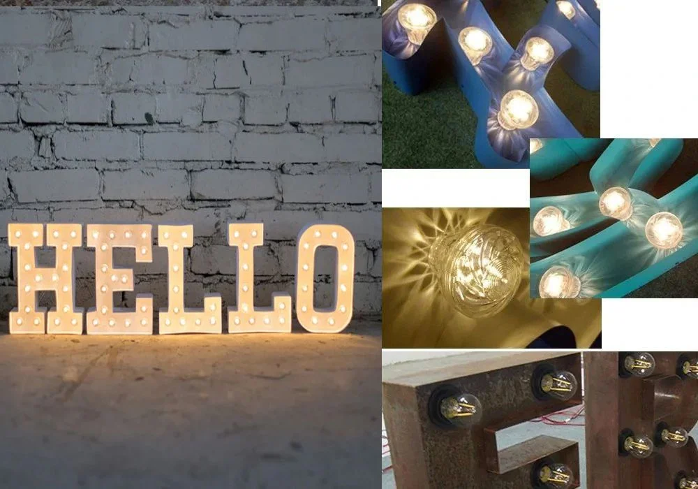 Hello Marquee Sign - LITASIGN