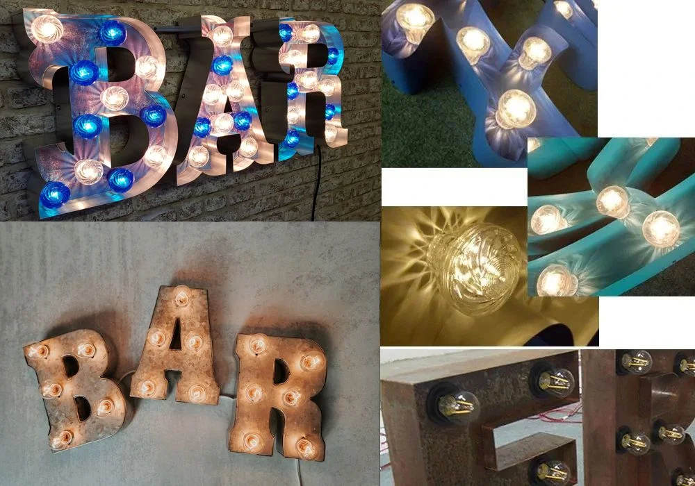 Metal Marquee Bar Light - LITASIGN