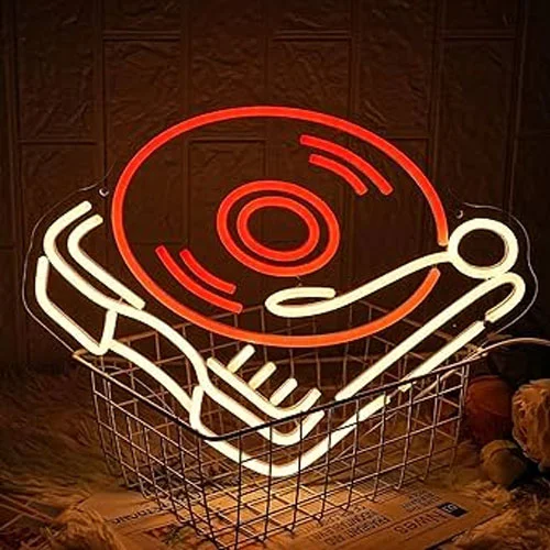 Record Player Neon Sign - LITA SIGN