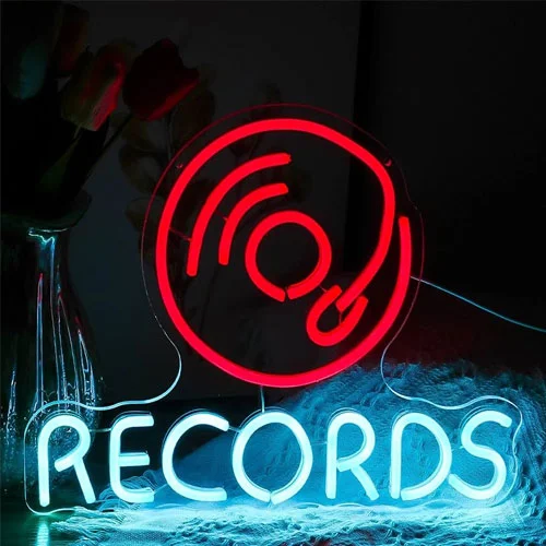 Vinyl Record Neon Sign - LITA SIGN