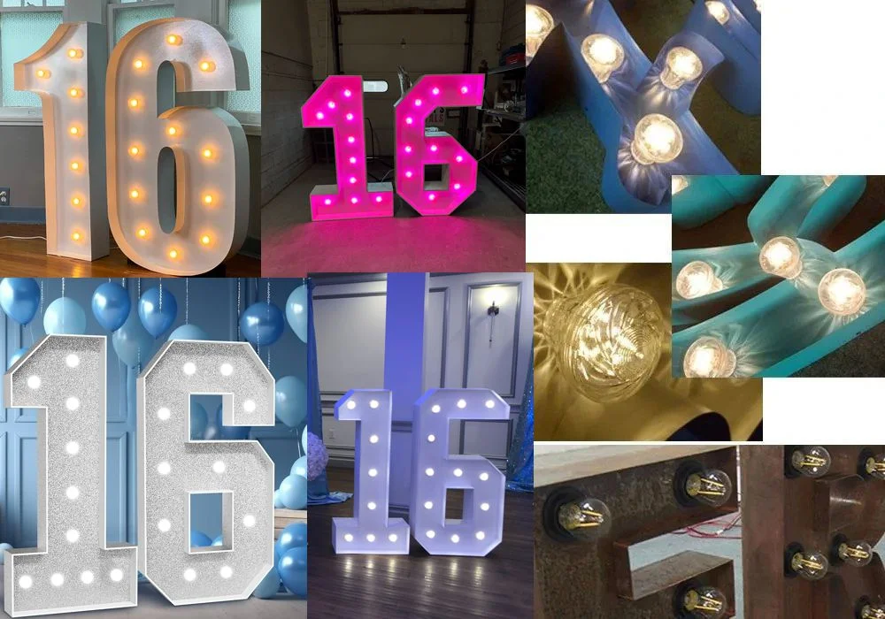 16 Marquee Number - LITA SIGN