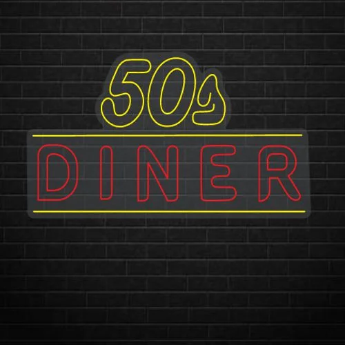50' Diner Neon Signs - LITA SIGN
