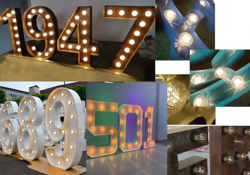 6ft Marquee Numbers - LITA SIGN