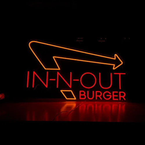 In N Out Neon Sign - LITA SIGN
