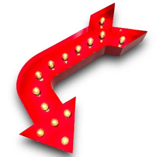 Marquee Arrow Sign - LITASIGN