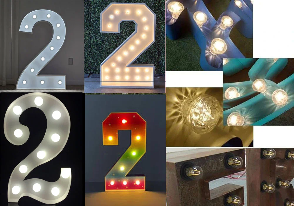 Marquee Number 2 - LITASIGN