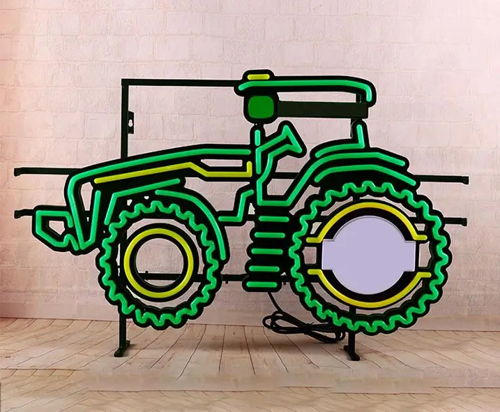 Letrero de neón de tractor Busch Light - LITA SIGN