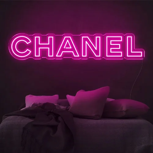 Pink Chanel Neon Sign - LITA SIGN