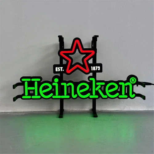 Metal Grid Neon Sign | Durable Frame, Custom Glow DesignYour Expert ...